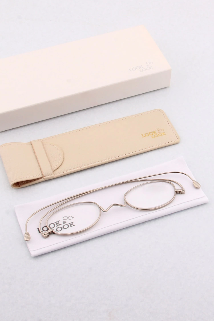 XI-422 Oval Silver Eyeglasses Frames | Leoptique